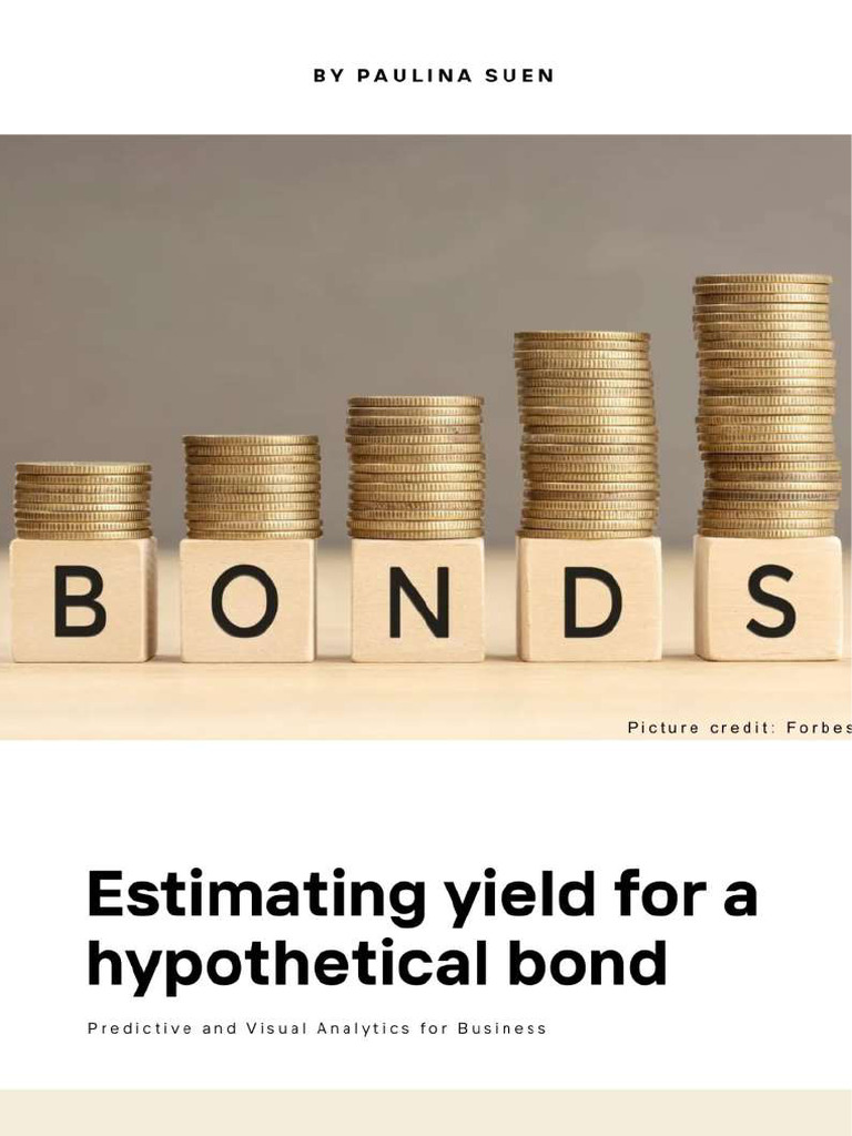 Project 1 - Estimation For Yield of Corporate Bond Report | PDF | Bonds ...