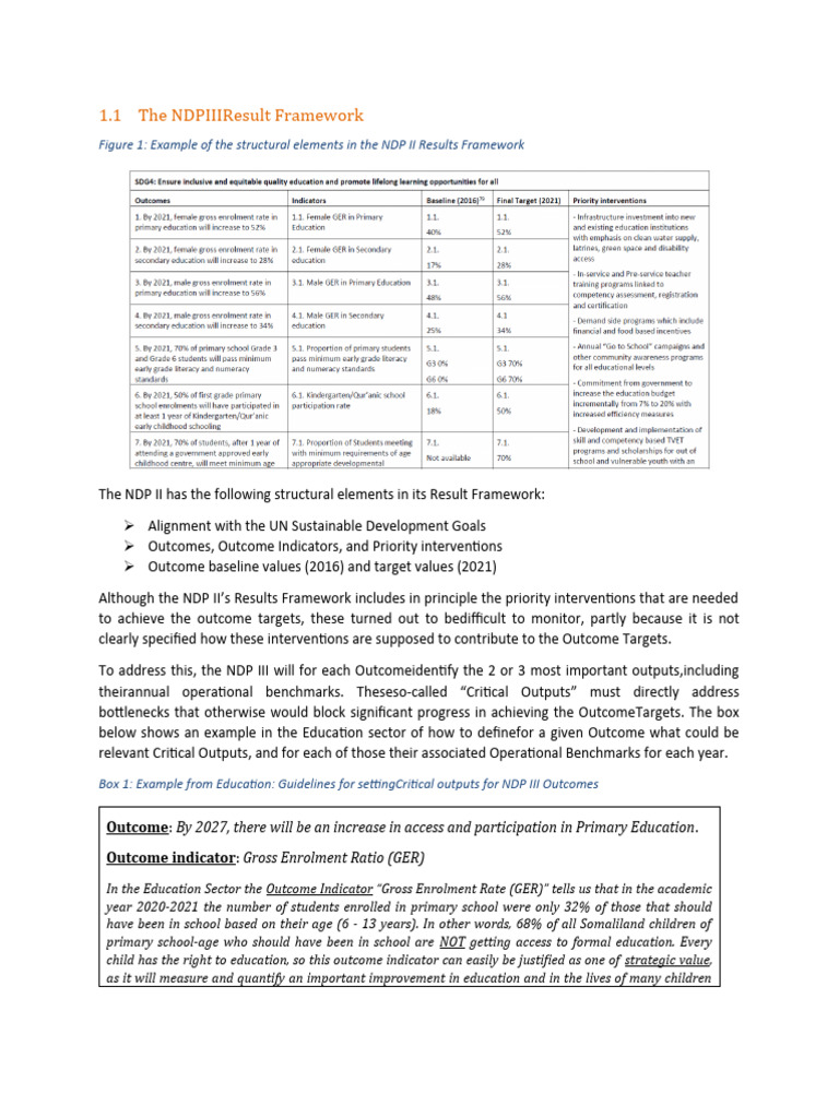 The NDPIII PROGRESS CYCLE | PDF | Teachers | Supply Chain