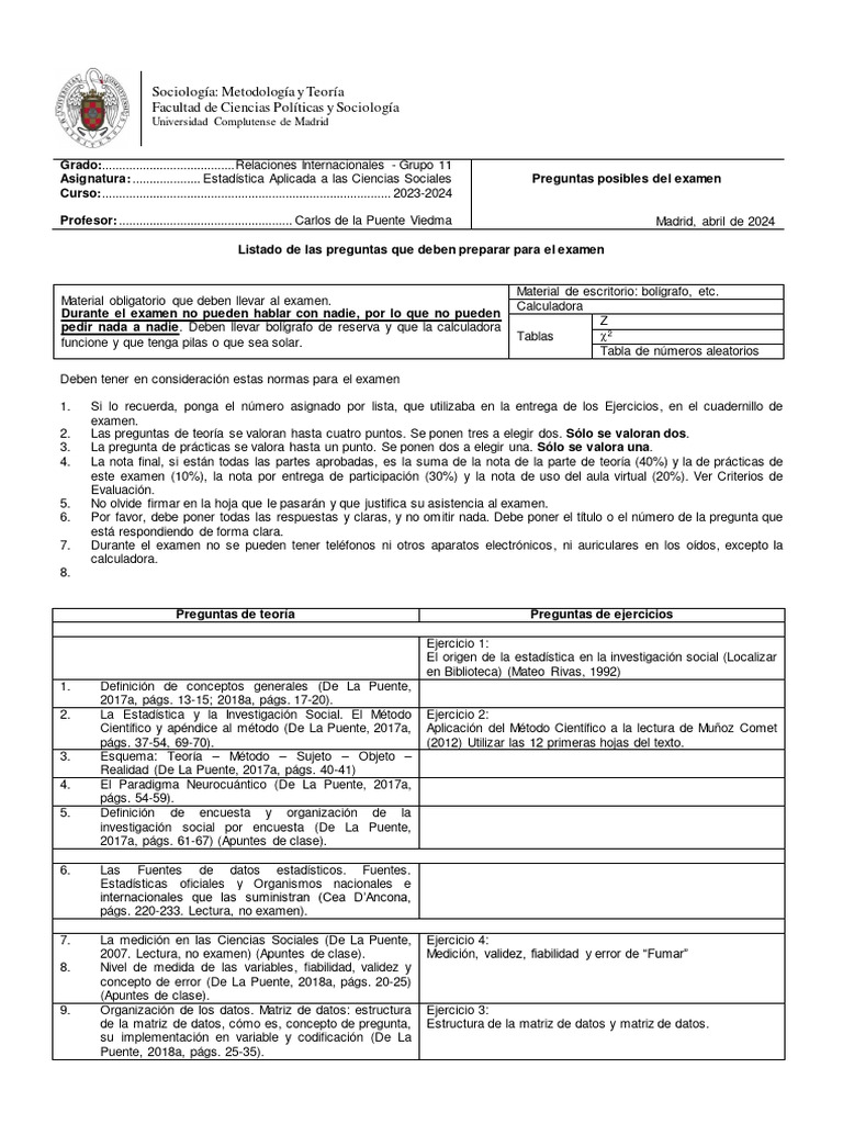 32 03 Preguntas Examen Posibles | PDF | Estadísticas | Cuantil