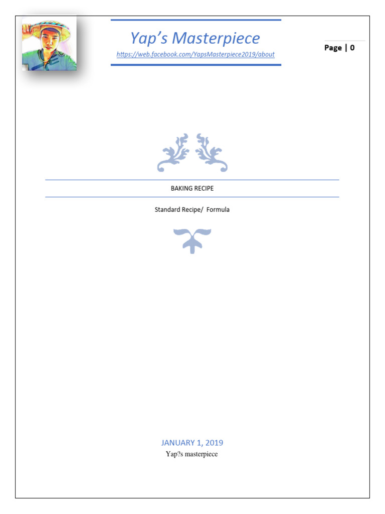 Baking Recipe | PDF