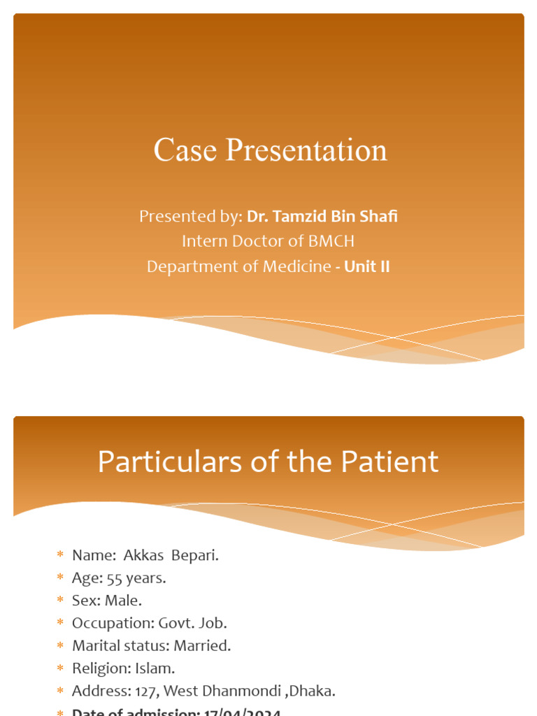 Pneumonia and Post-TB Bronchiectasis Case Study | PDF | Respiratory ...
