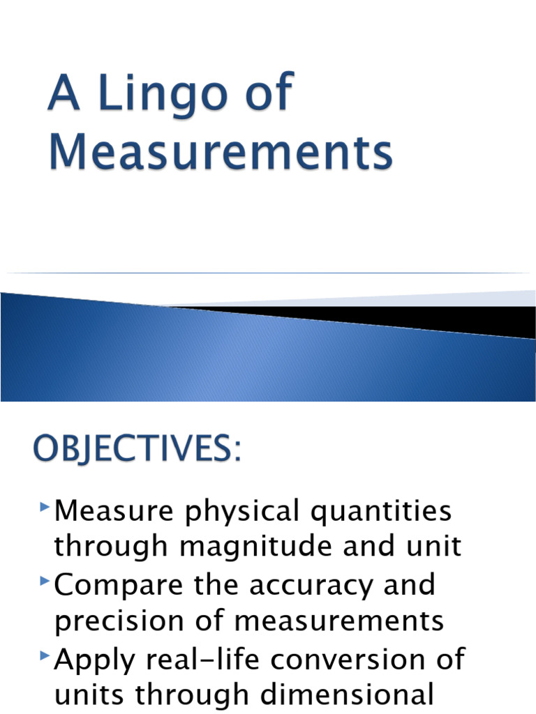 A Lingo of Measurements | PDF | Litre | Measurement