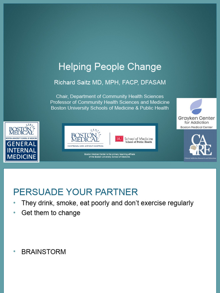 Saitz Motivational Interviewing | PDF | Psychology | Behavioural Sciences