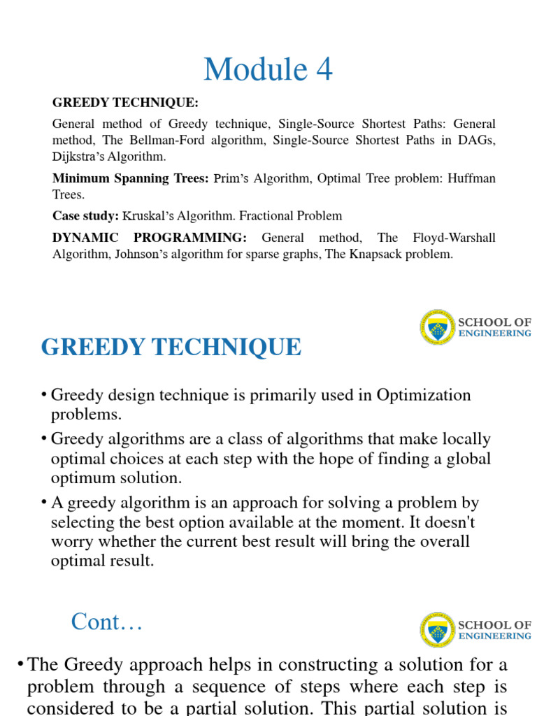Greedy and Dynamic Programming Algorithms | PDF | Mathematical Relations | Computational Problems