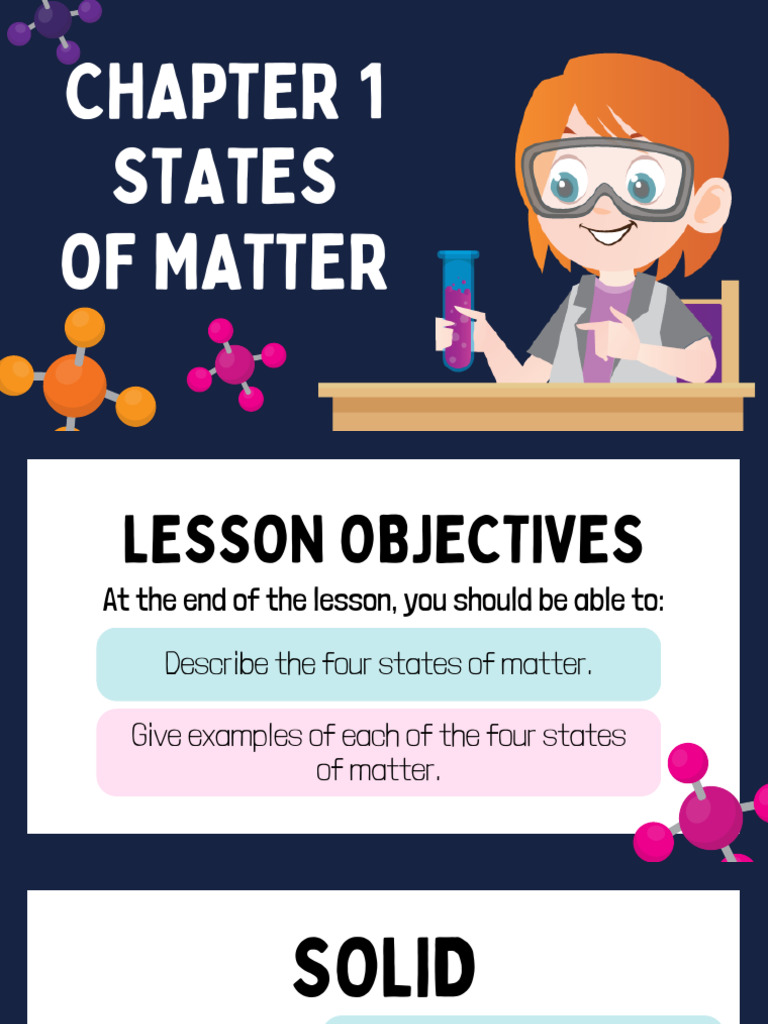 Chemistry States of Matter | Download Free PDF | Atoms | Gases