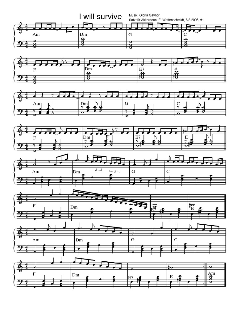 I Will Survive 1 | PDF