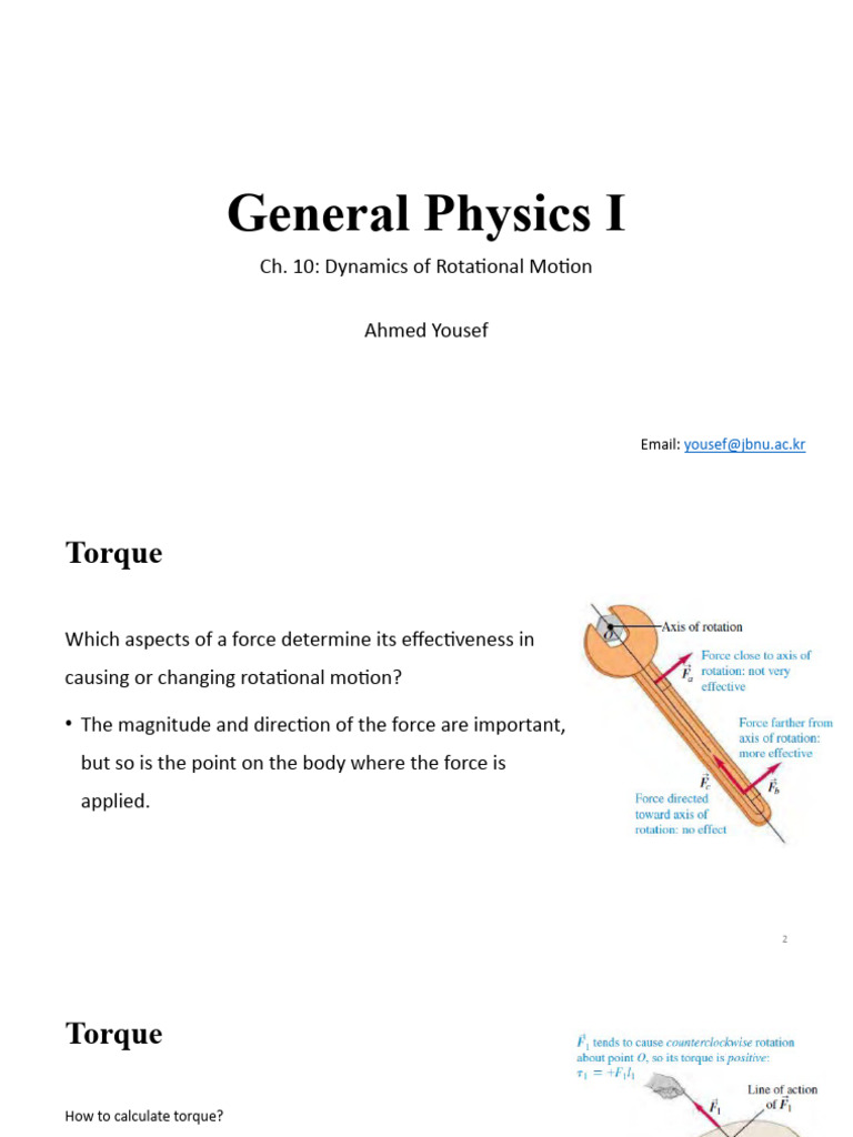 Rotational Motion Dynamics Explained | PDF | Rotation Around A Fixed ...