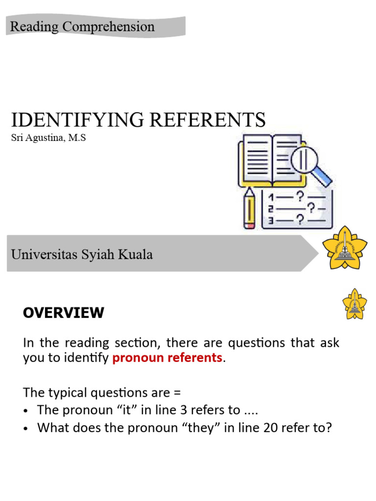 Identifying Referents | PDF