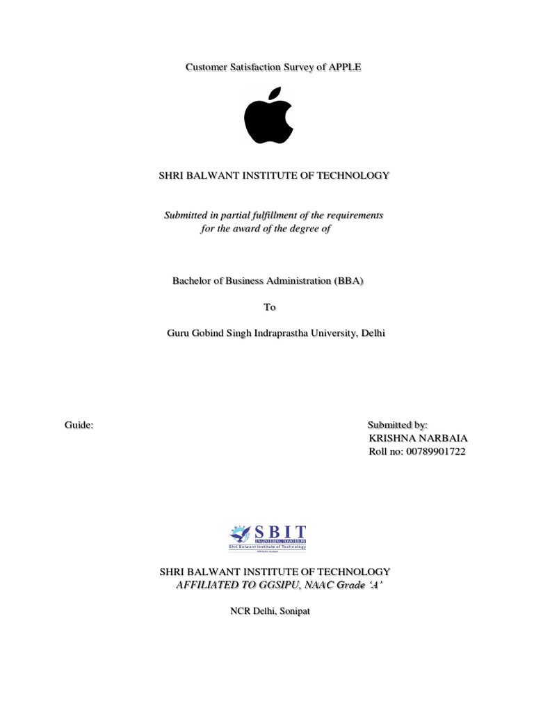 Minor Project 4th Sem | PDF | Apple Inc. | Consumer Behaviour Minor Project 4th Sem | PDF | Apple Inc. | Consumer Behaviour