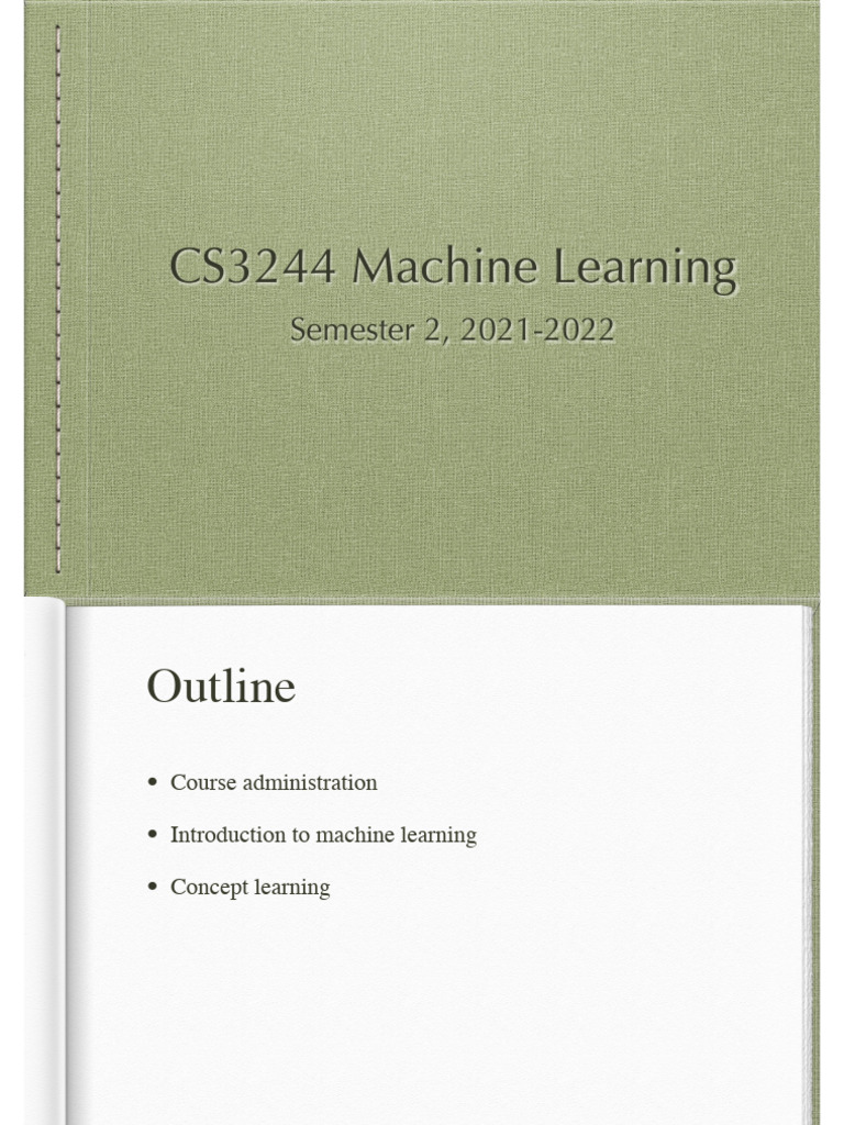 CS3244 Machine Learning Course | PDF | Machine Learning | Artificial ...