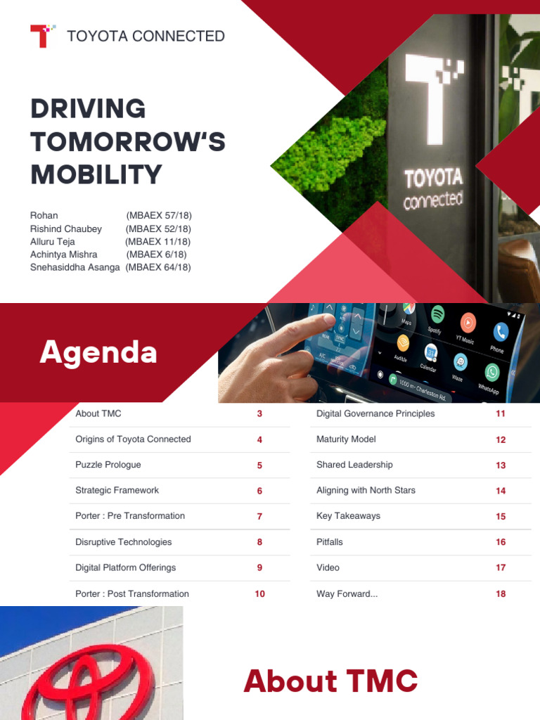 Toyota Connected: Transforming Mobility | PDF | Toyota | Information ...