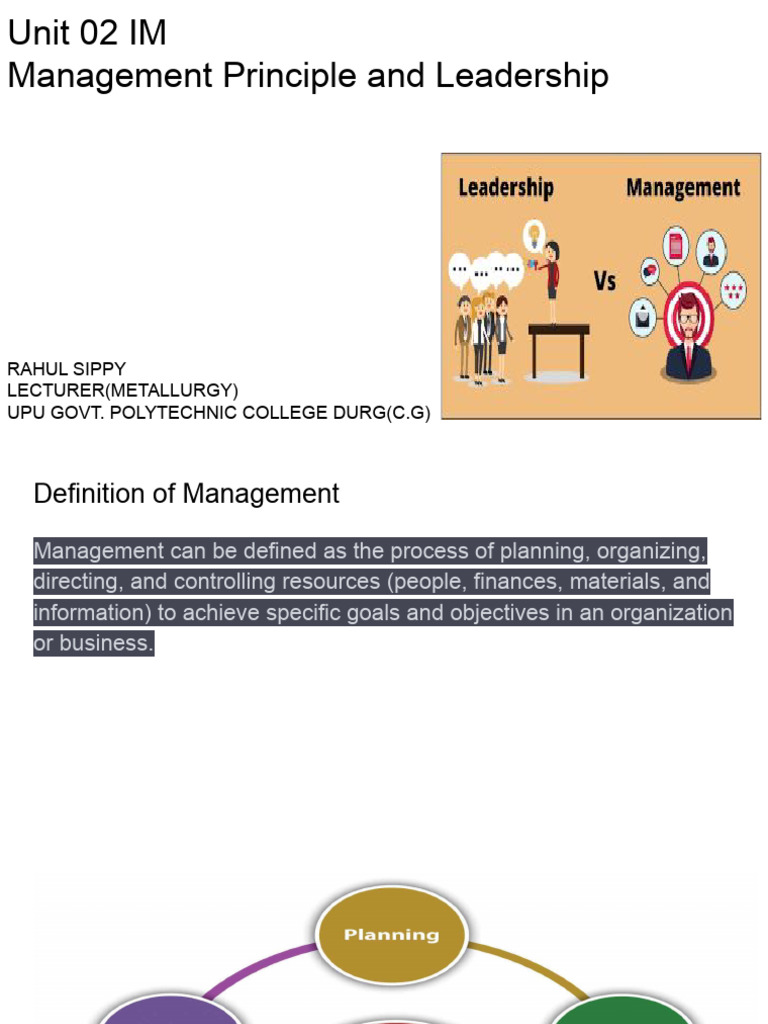 Unit 2 IM | Download Free PDF | System | Leadership