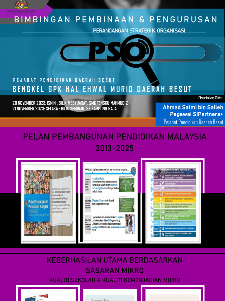 Bengkel PSO GPK HEM 21 Nov | PDF