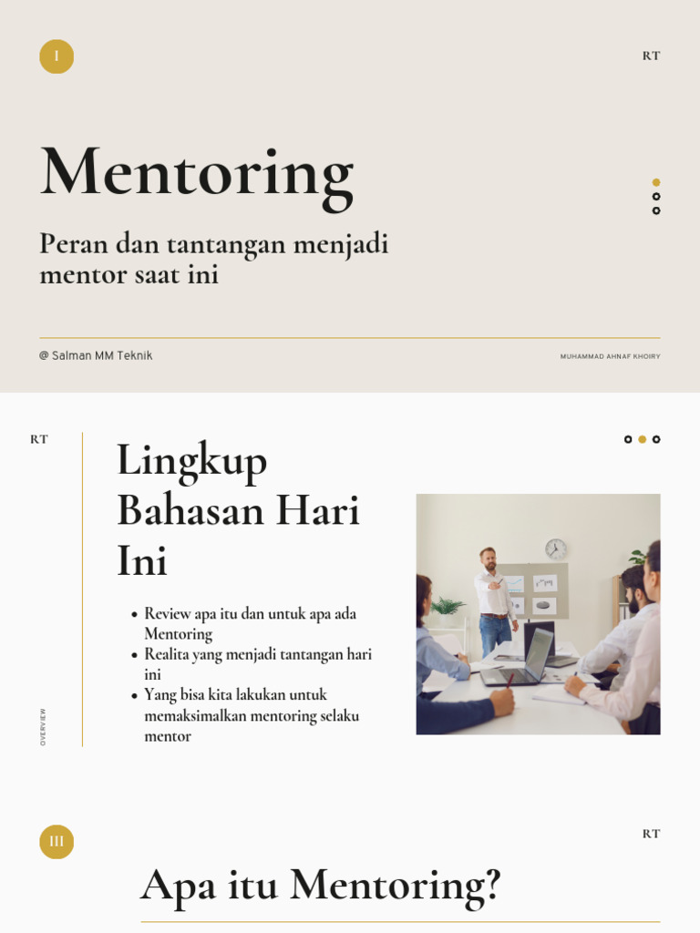 Presentasi Mentoring | PDF