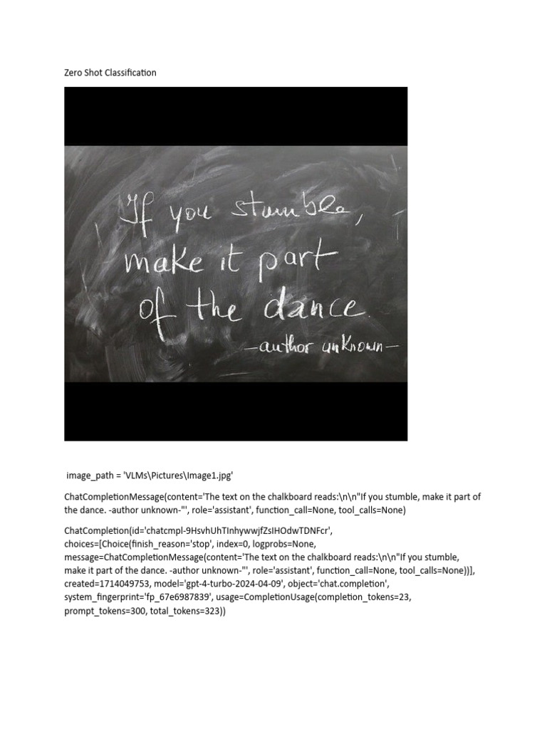 Zero Shot Classification | PDF | Image