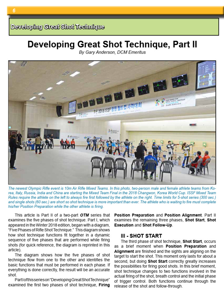 Developing Great Shot Technique Part II | PDF | Breathing | Trigger ...