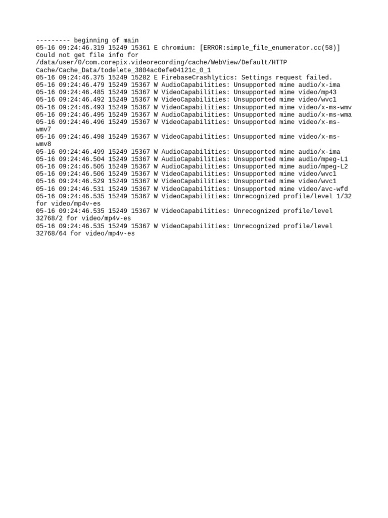 Logcat 1715837086222 | PDF | Computers