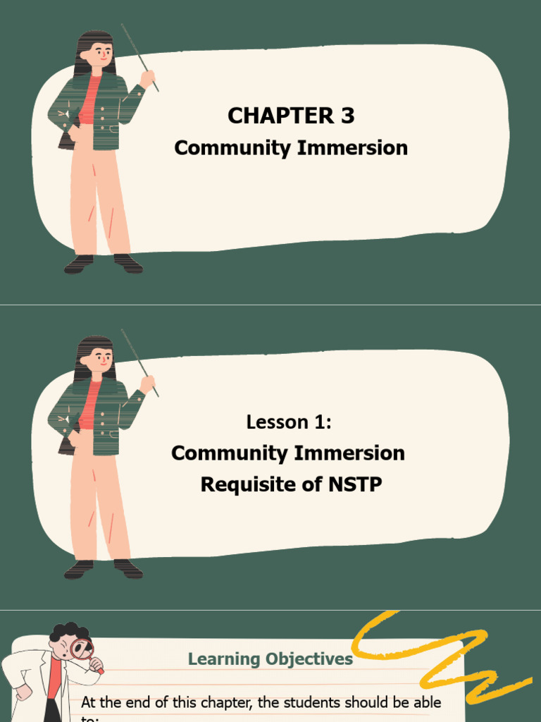 CWTS CHAPTER 3 Lesson 1 | PDF | Community | Empowerment