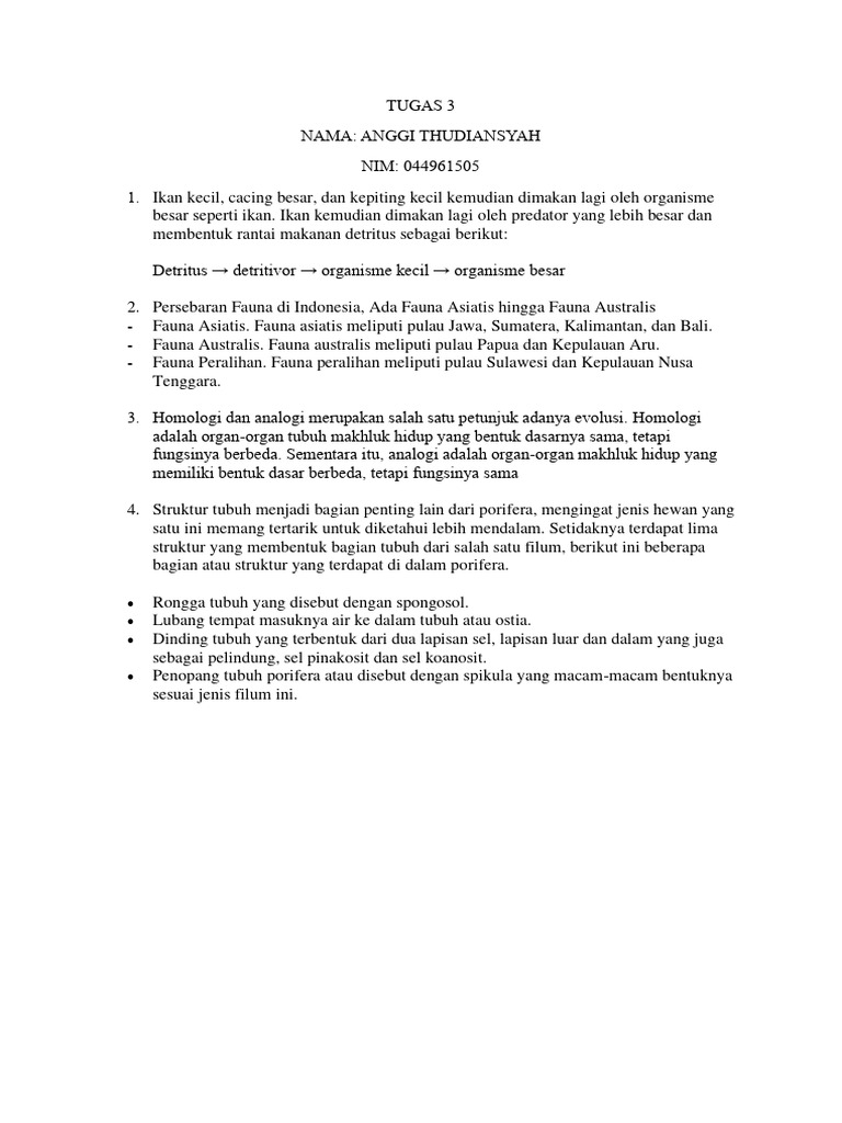 TUGAS 3 Biologi | PDF