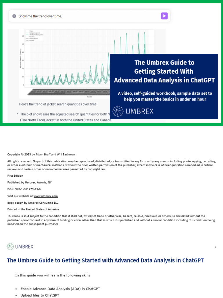 Getting Started With Advanced Data Analysis Pdf Analytics Artificial Intelligence