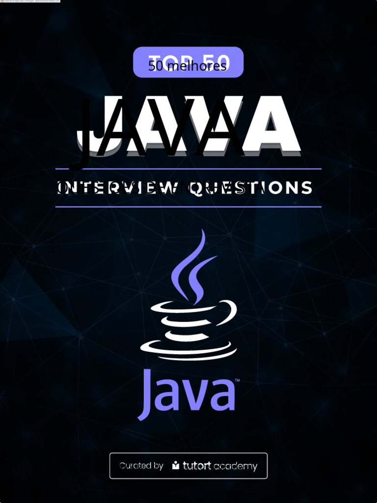 Top 50 Java Interveiw Questions and Answers - Compressed - Compressed - En.pt | PDF | Java ...