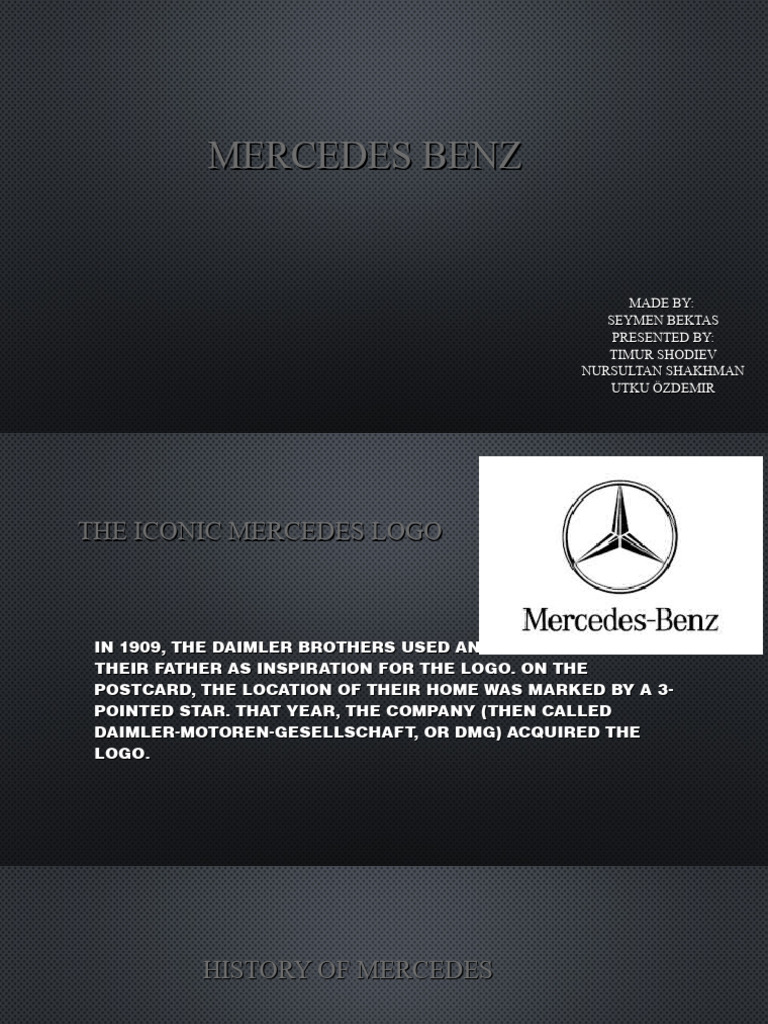 MERCEDES BENZ Final Product 2 | PDF | Mercedes Benz | Automotive ...