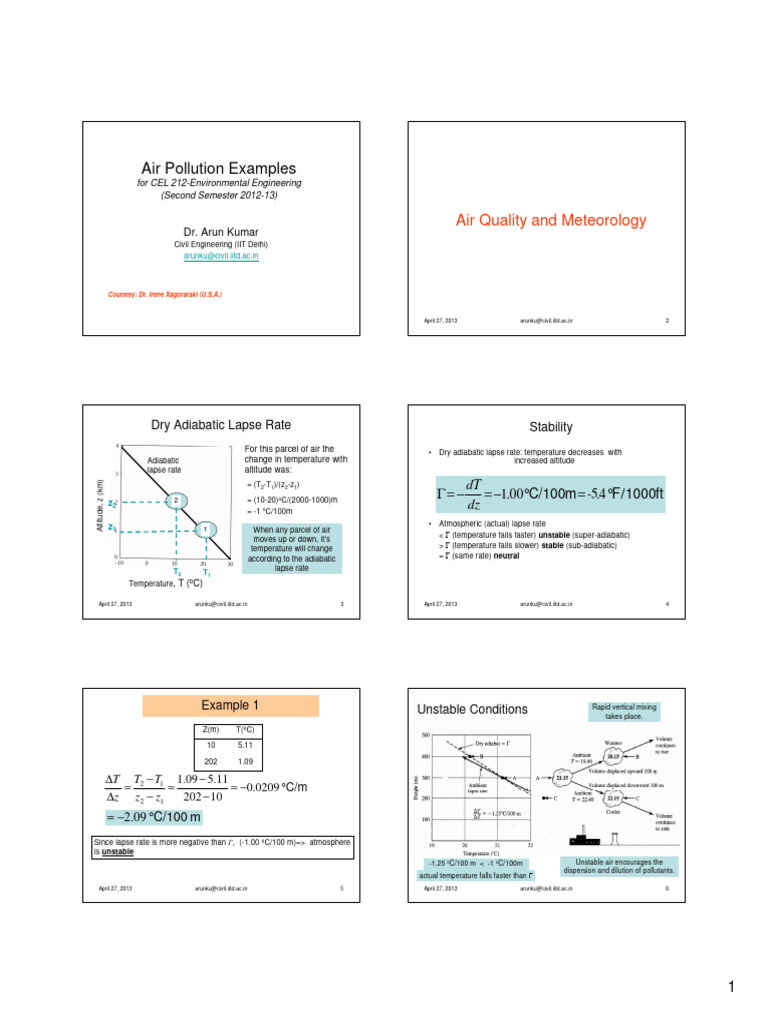 Air Pollution Examples 2 | PDF | Atmospheric Sciences | Atmospheric ...