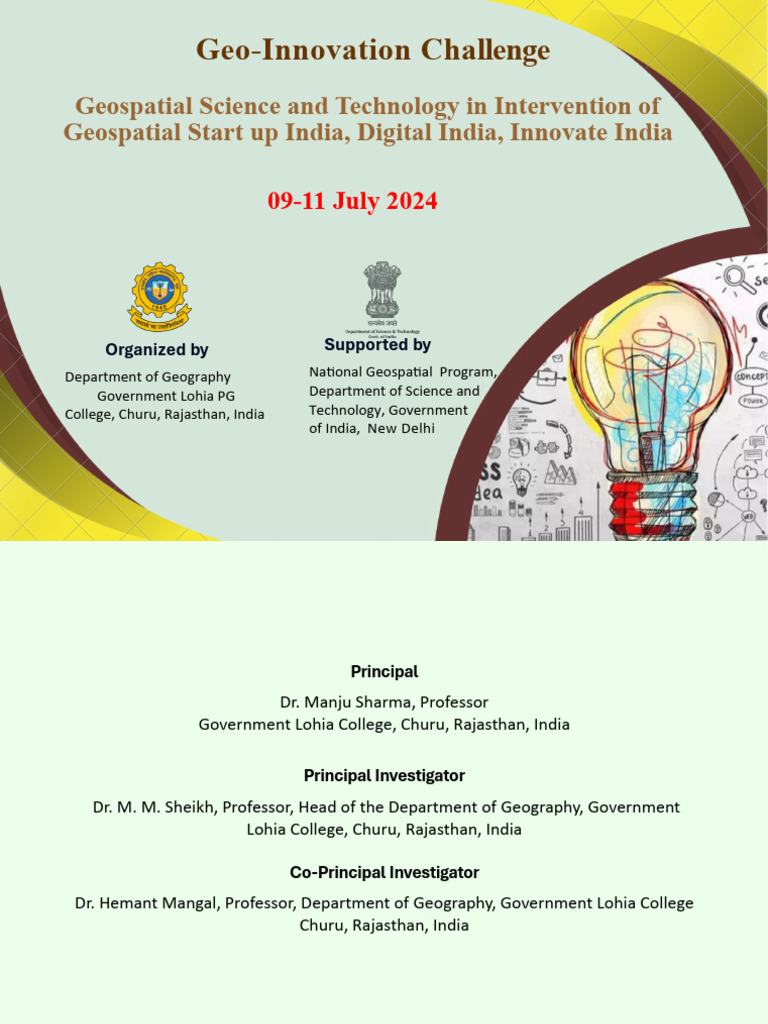 Final DST IGET Geo - Brochure - 08032024 - F-2 | PDF | Sustainability ...