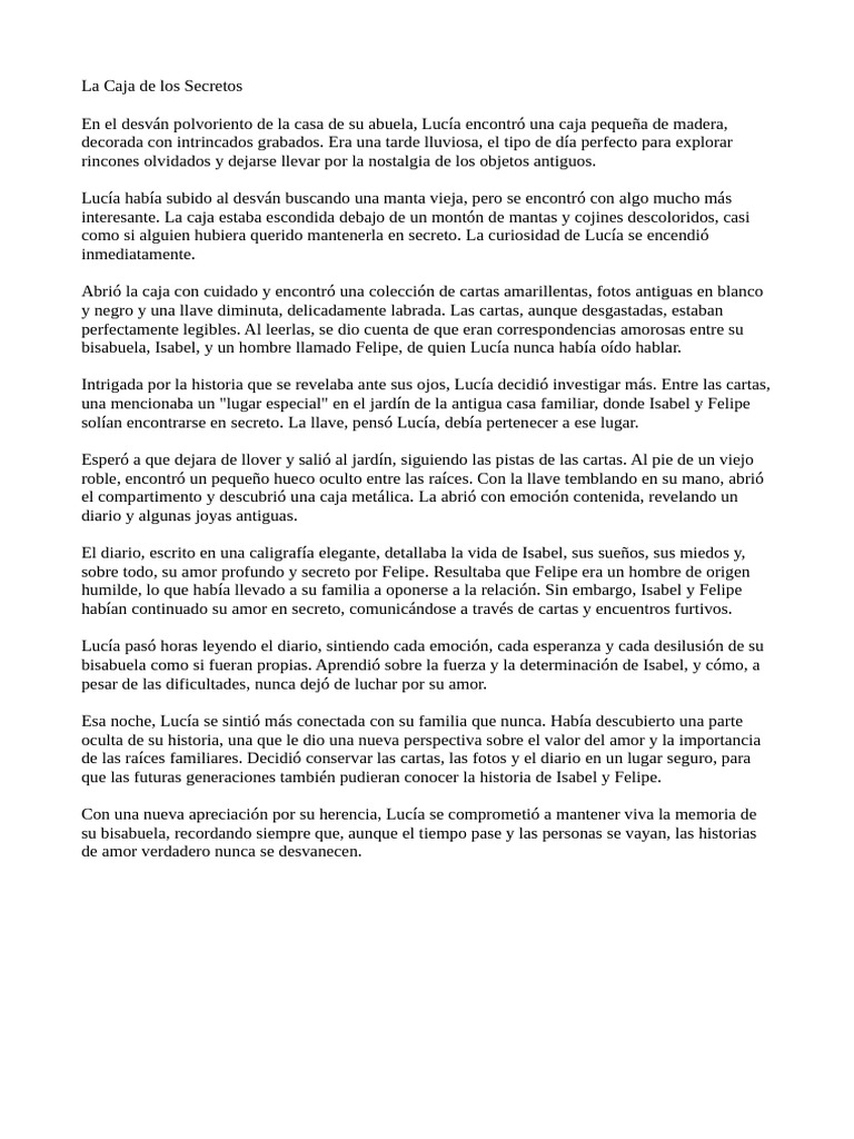 La Caja De Los Secretos Pdf