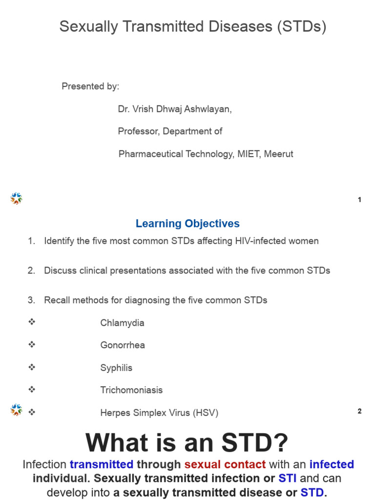 Sexually Transmitted Diseases (STDS) | Download Free PDF | Sexually Transmitted Infection ...