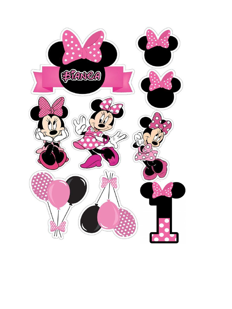 Minnie Mouse Bianca 1th | PDF