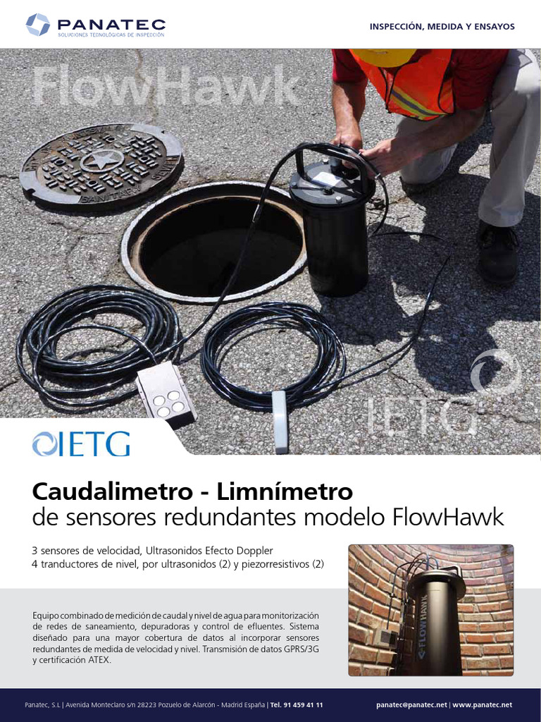 Caudal Presion Flowhawk | PDF | Ultrasonido | Sensor
