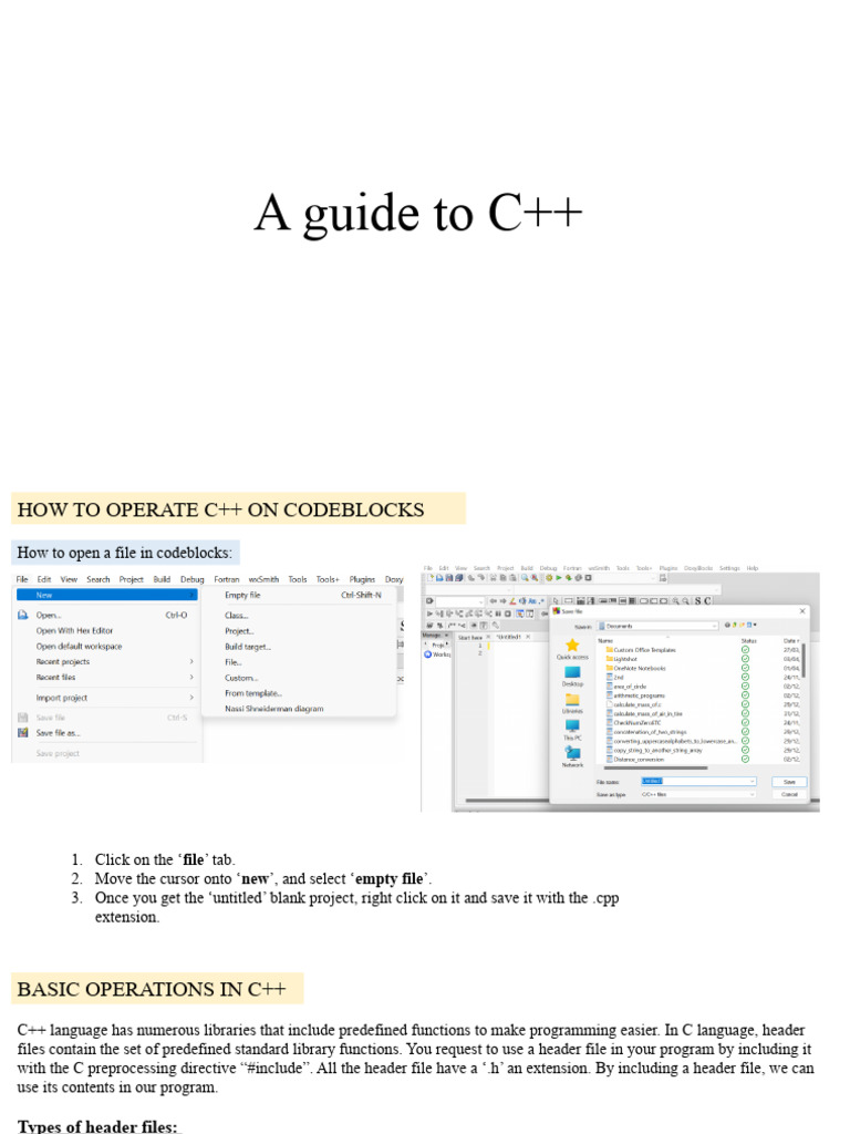 A Guide To C++ | Download Free PDF | Control Flow | C++
