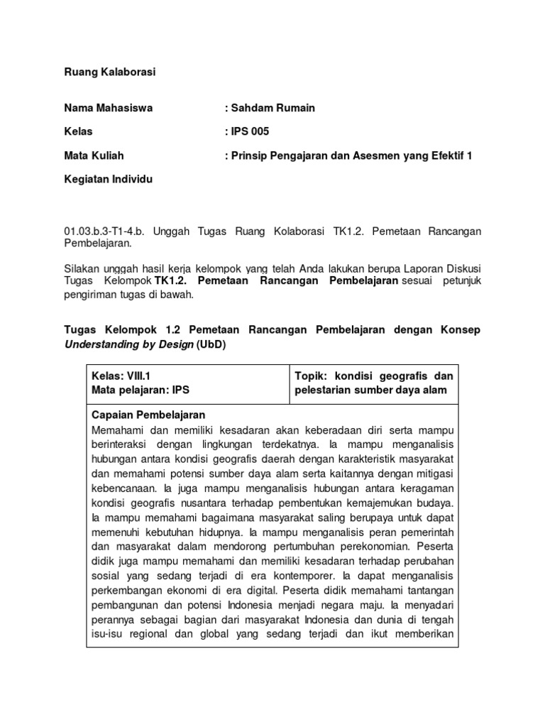Pembelajaran Geografi Kolaboratif | PDF | Karier & Perkembangan