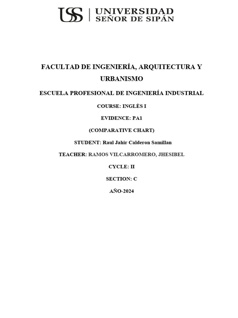 Calderón_Samillan_PA1_INGLES | PDF | Dictionary | Lexicology