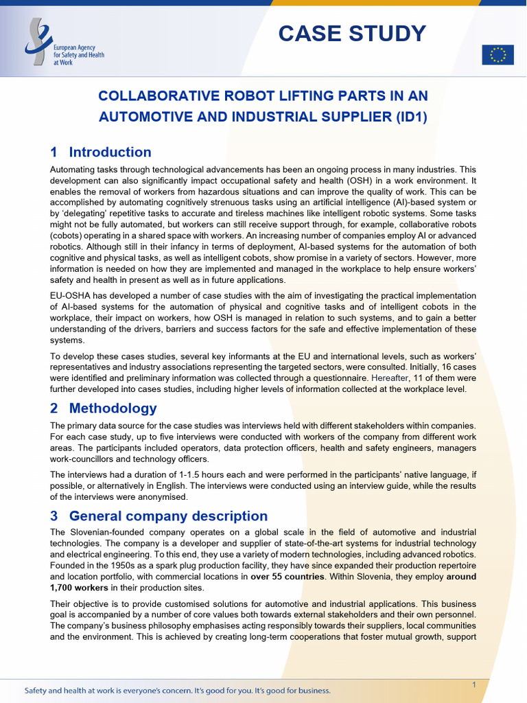Collaborative Robot Lifting Parts en | PDF | Occupational Safety And ... Collaborative Robot Lifting Parts en | PDF | Occupational Safety And ...