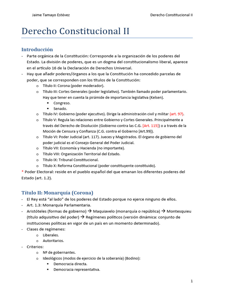Tema 1 Corona Pdf Gobierno Constitución