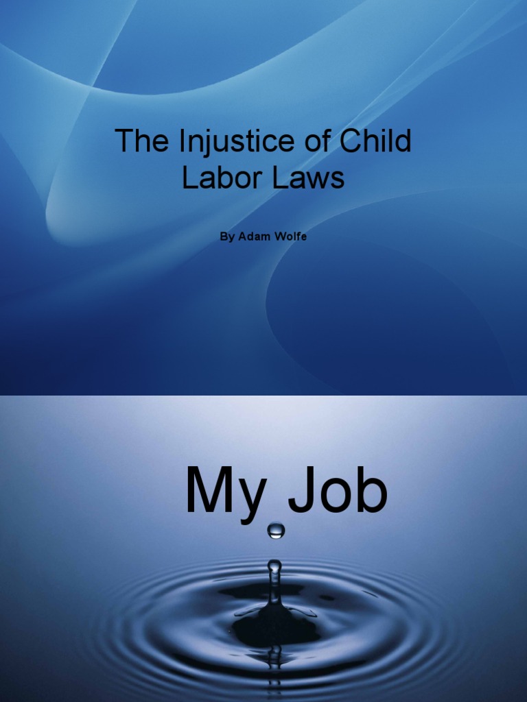 Child Labor Laws2 - Final | PDF