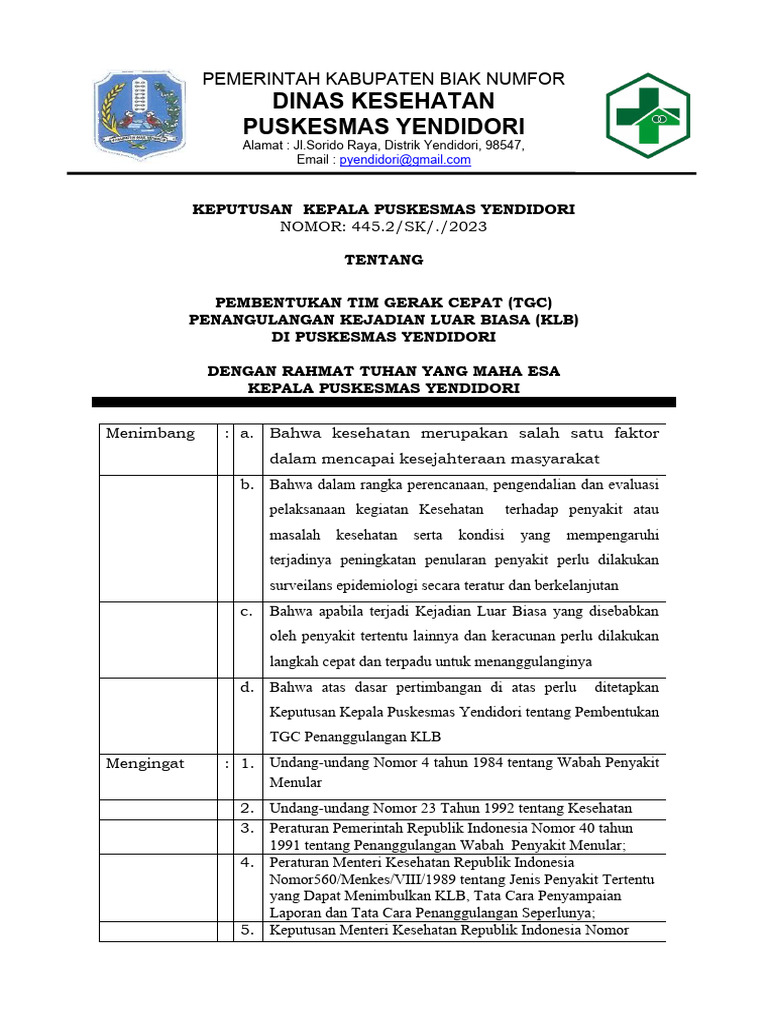 SK Tim PPI (Yendi) (Fix) | PDF