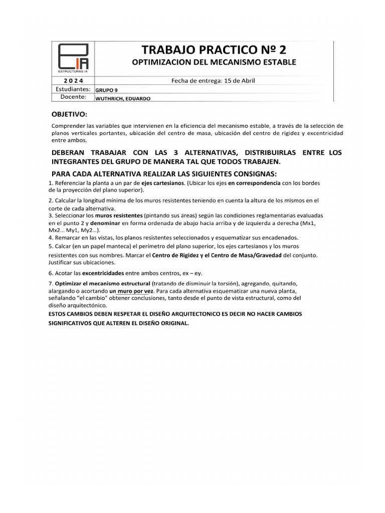 Tp2 Estructura | PDF