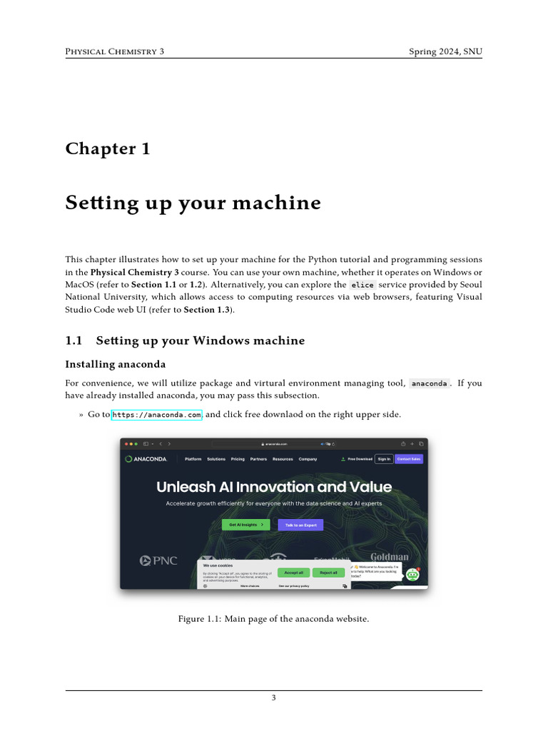 PChem3 Tutorial Setting Machine | PDF | Python (Programming Language) | Computer Architecture