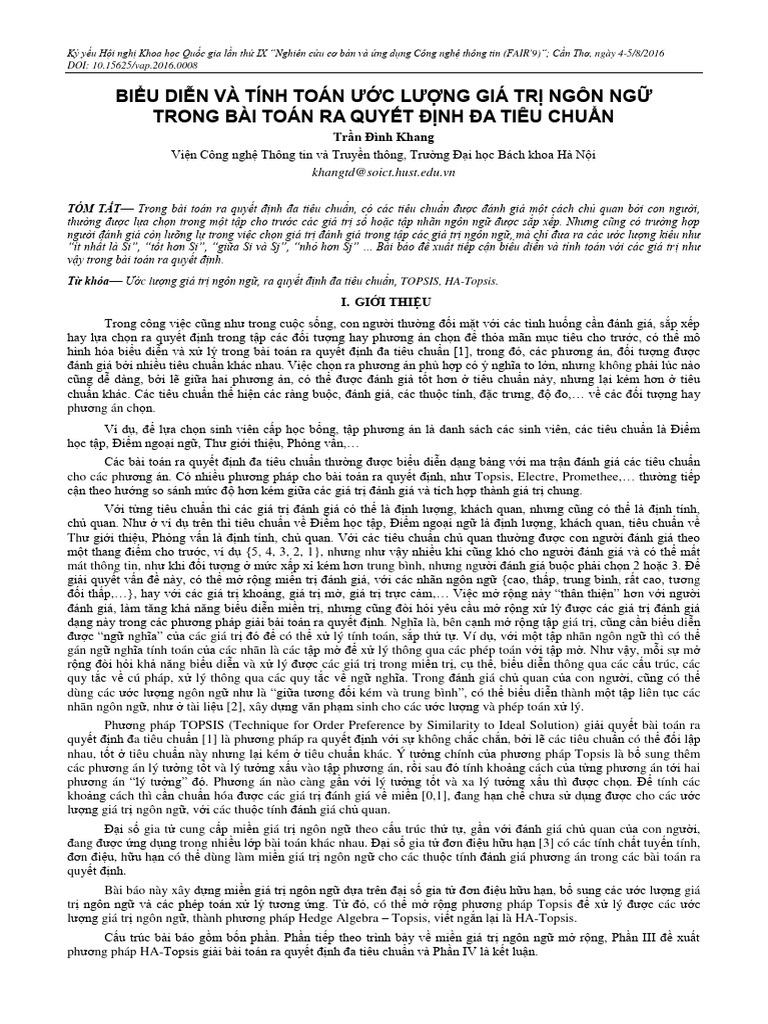 Biu Din Va Tinh Toan C LNG Gia TR | PDF