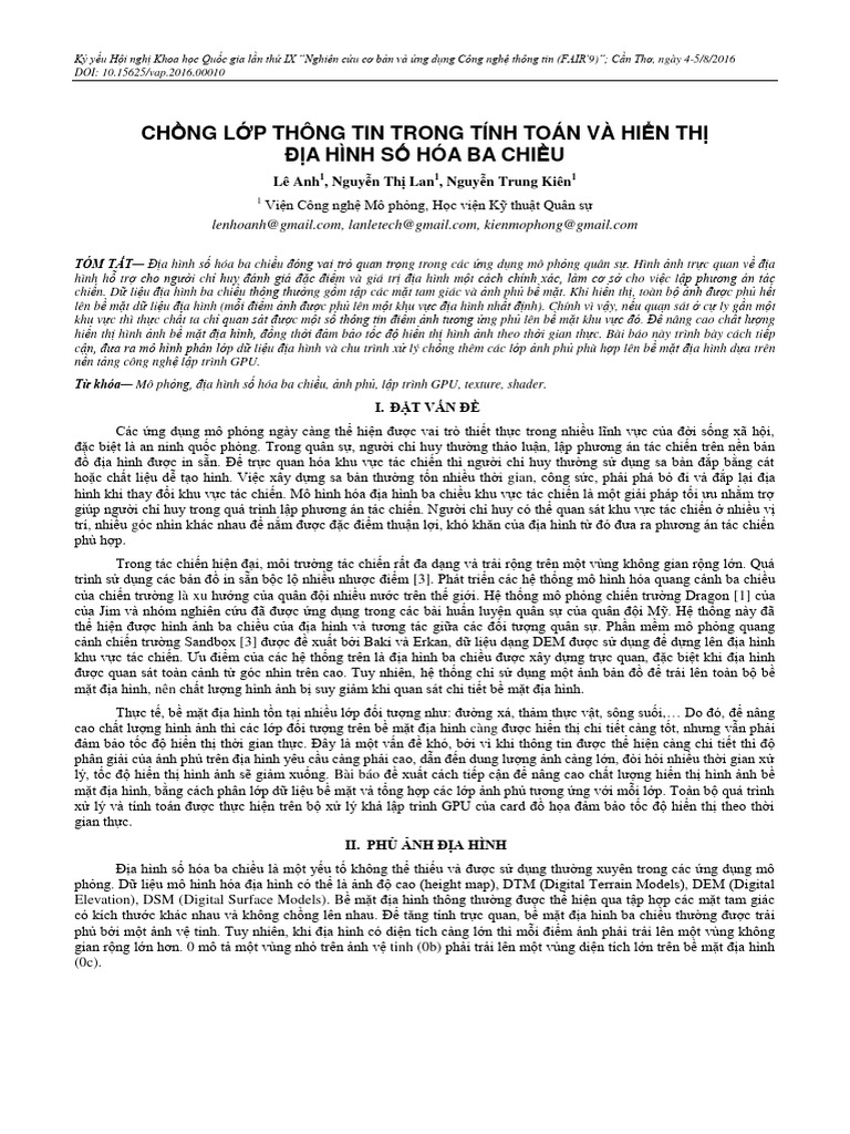 CHNG LP Thong Tin Trong Tinh Toan Va H | PDF