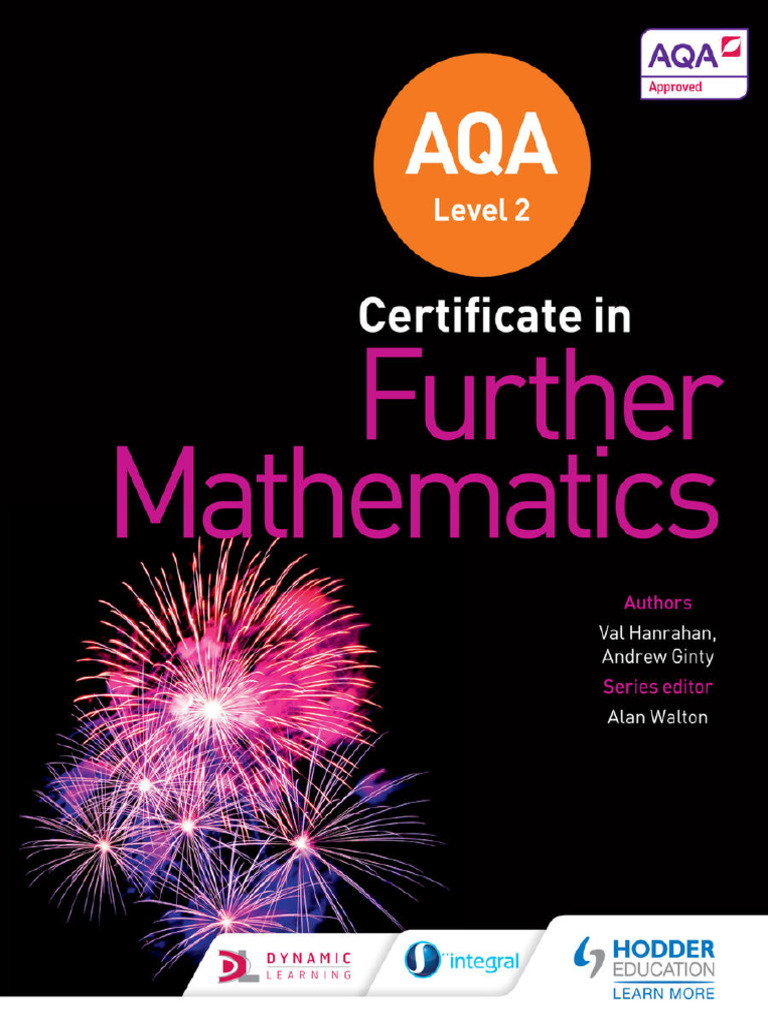 Aqa Level 2 Certificate in Further Mathematics | PDF | Trigonometric ...