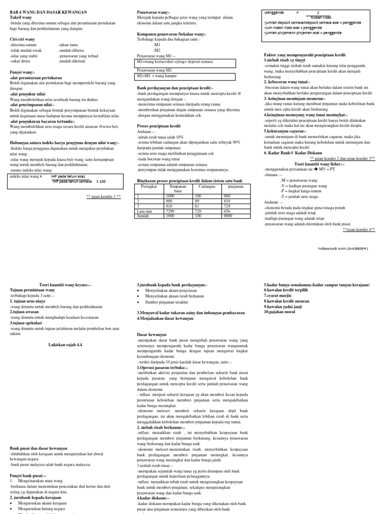 Makroekonomi Sem 2: Bab 4 | PDF