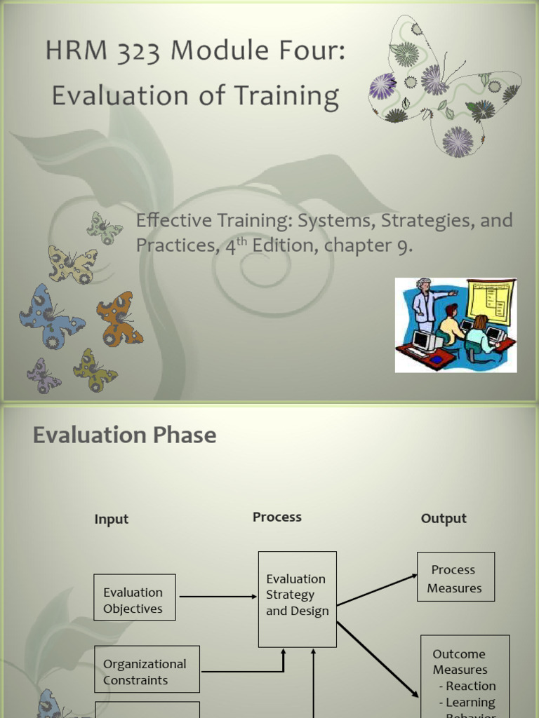 HRM 323 Module 4 | PDF | Evaluation | Learning