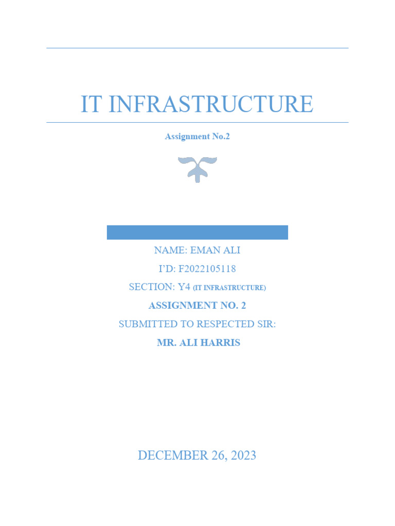IT Infrastructure | PDF | Computing | Information Technology