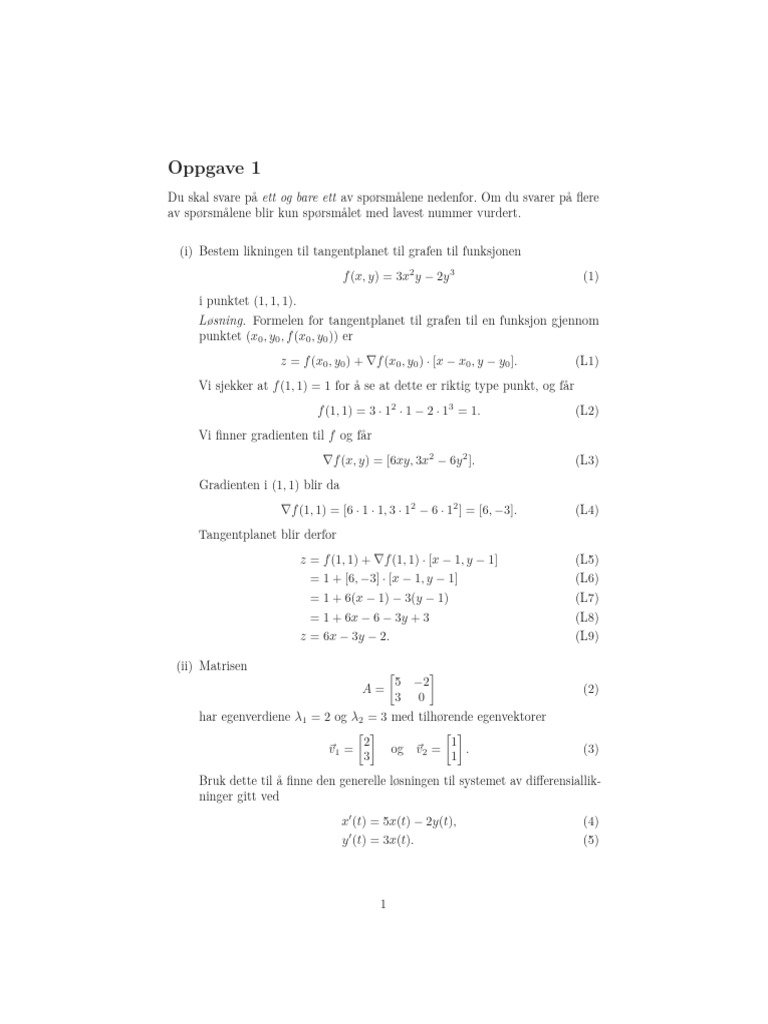 Eksamen MEK2000 2021 Konte | PDF