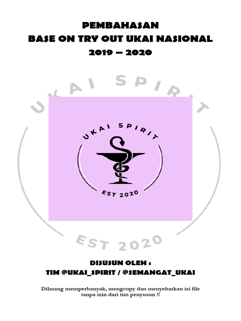Pembahasan Base On To Nas Ukai 2019-2020 by Ukai Spirit | PDF