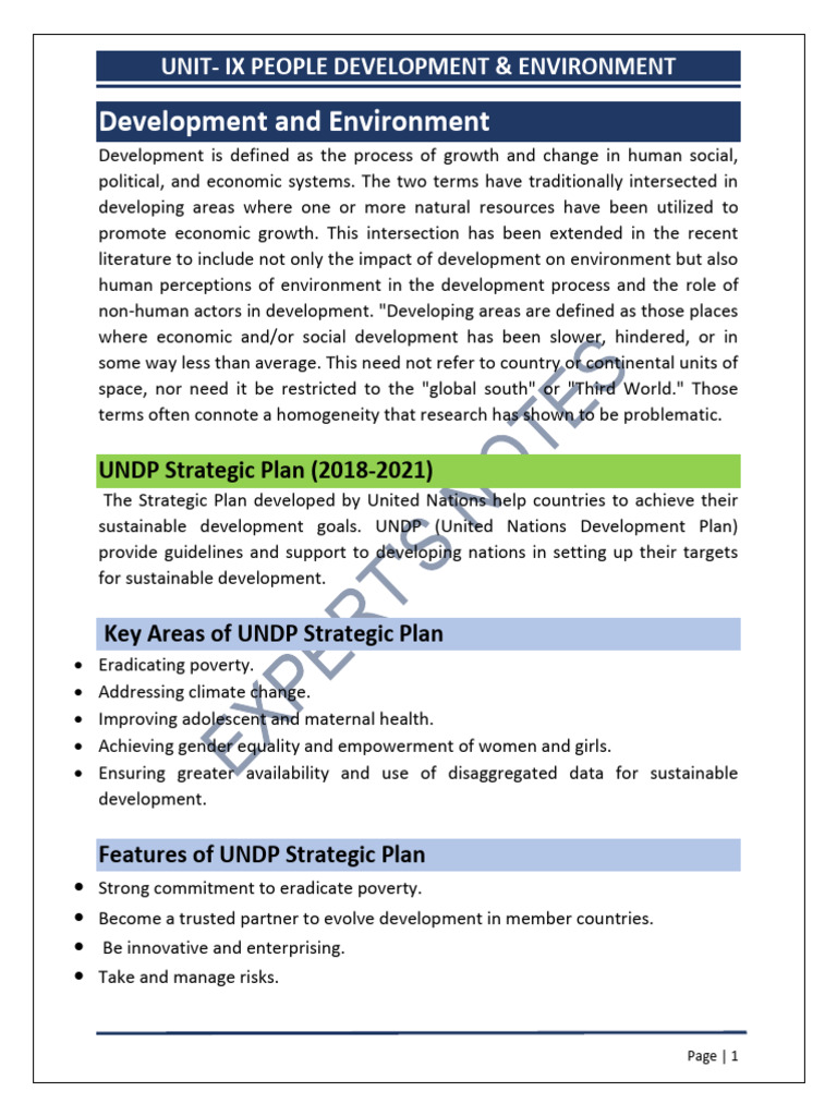 Sustainable Development & Environment | PDF | Eutrophication | Atmosphere Of Earth